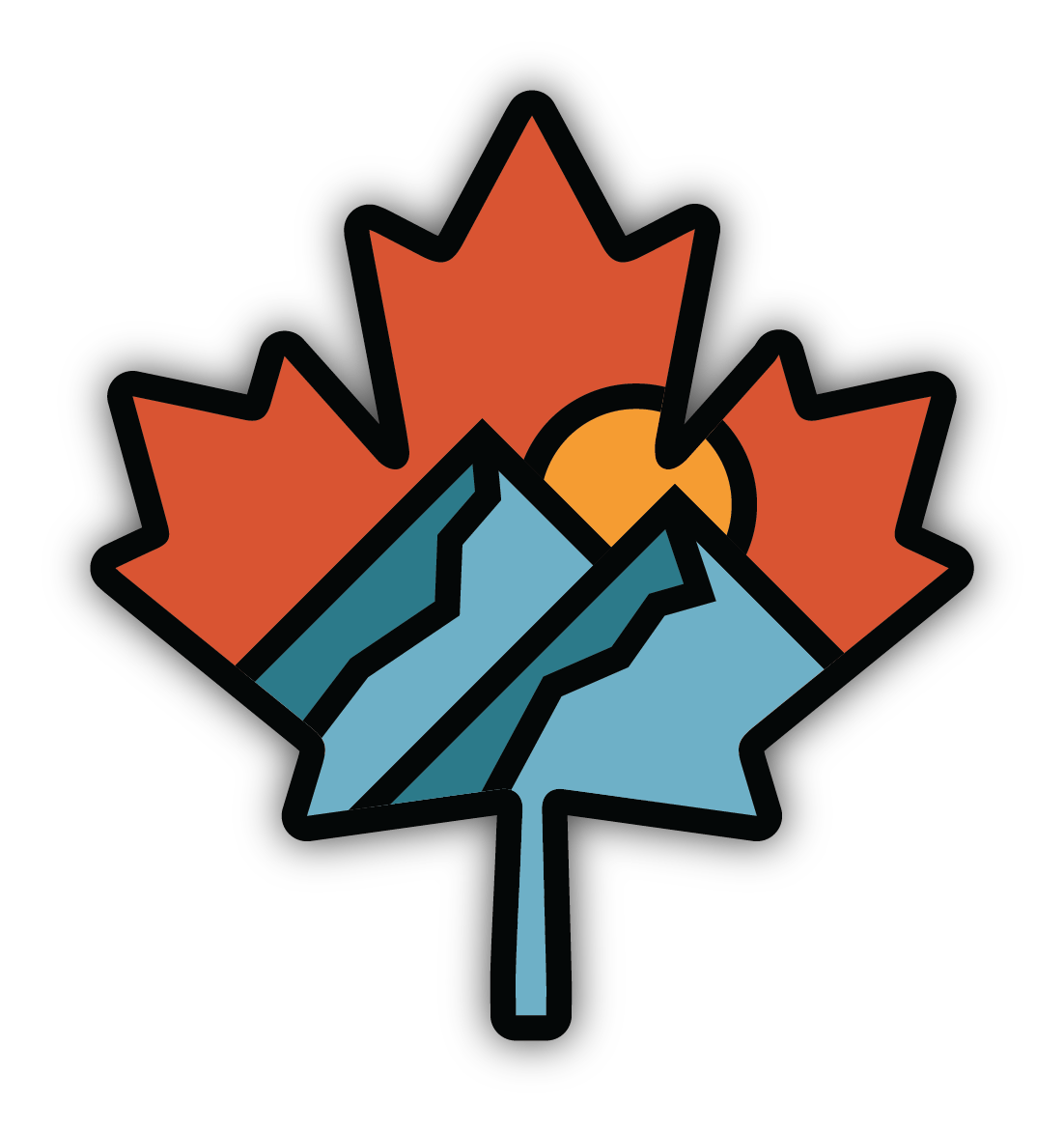 Stickers Northwest - CANADA MOUNTAINS – WestJet Store
