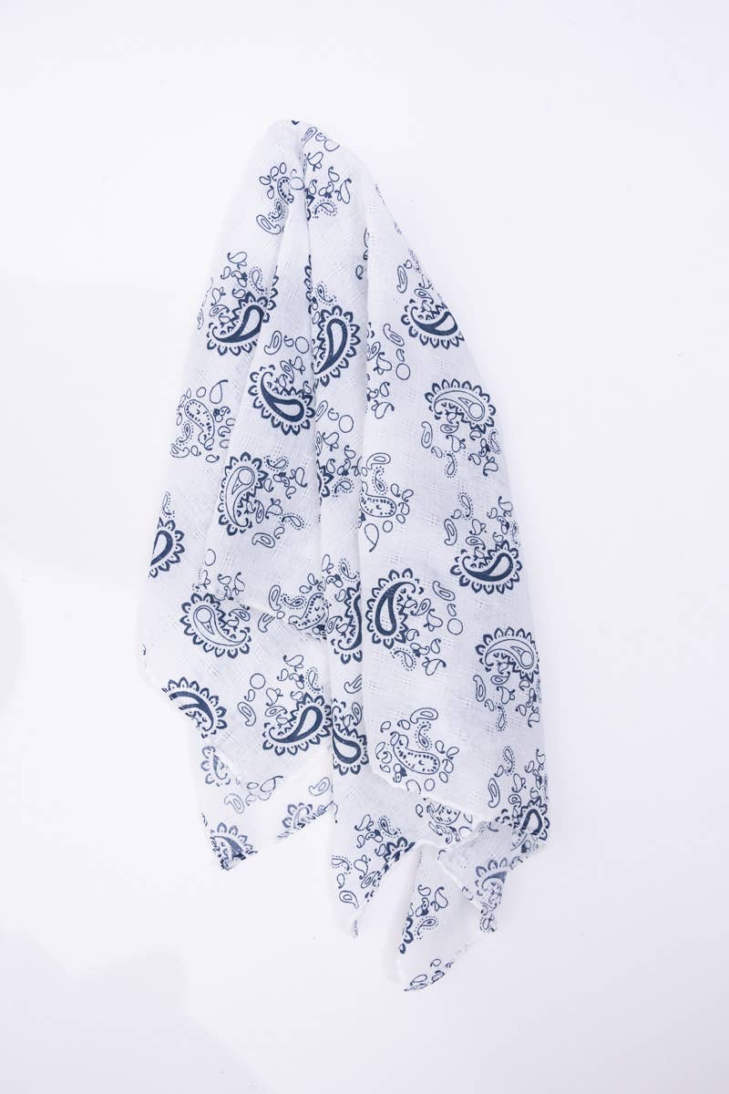 Light Printed Small Pattern Neck Scarf: Paisley – WestJet Store