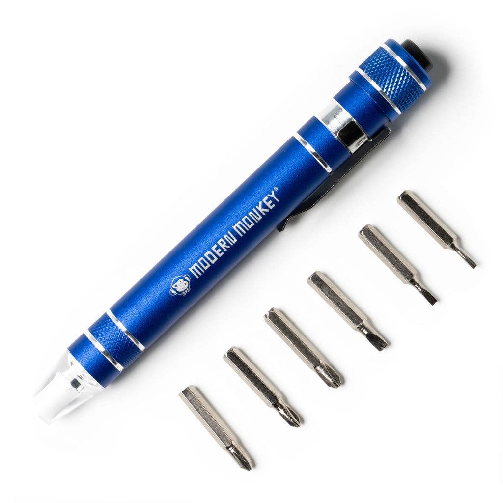 Modern Monkey® Screw’d Up 6-in-1 Mini LED Screwdriver – WestJet Store