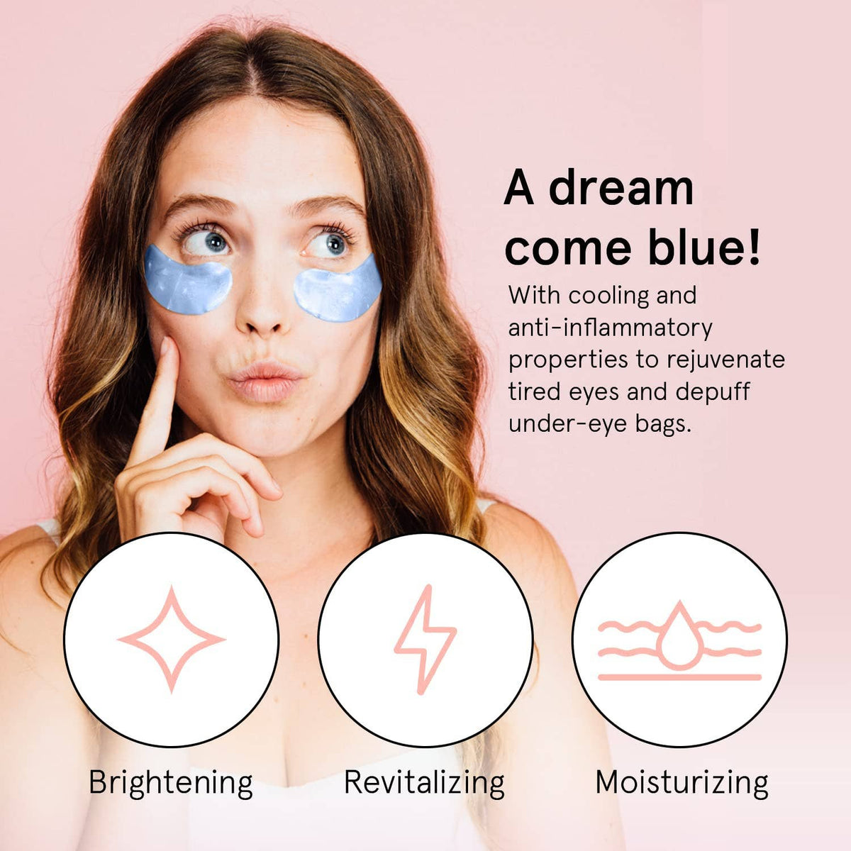 Blue Illuminating Under Eye Masks (24 pairs): 24 pairs per box ...