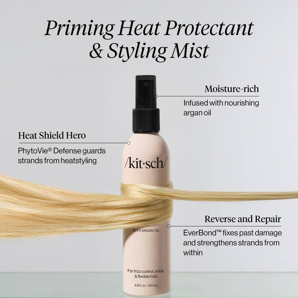 Kitsch - Pirming Argan Oil Heat Protectant & Styling Mist – WestJet Store