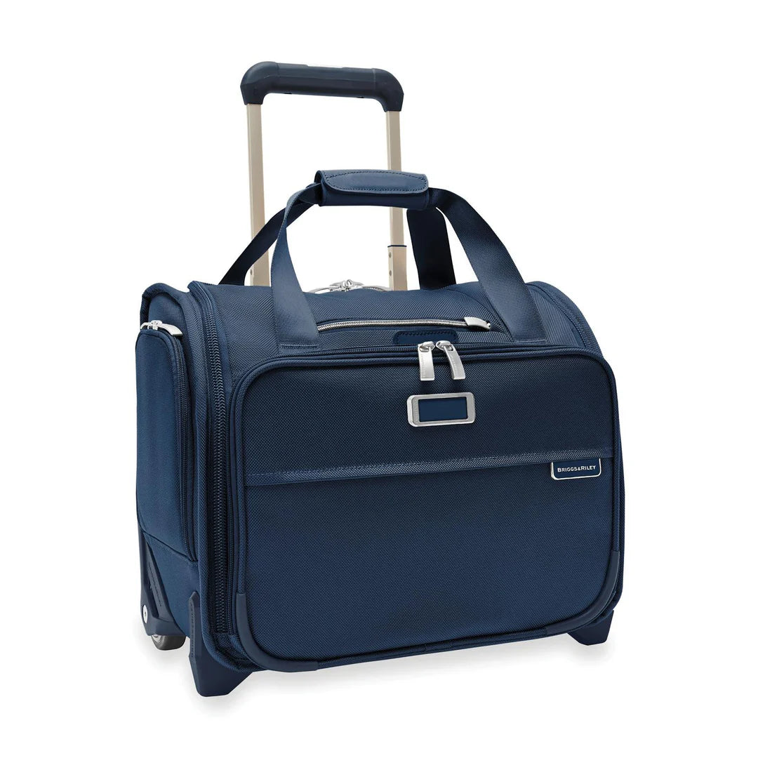 Briggs & Riley - BASELINE 2-Wheel Cabin Bag - Navy – WestJet Store