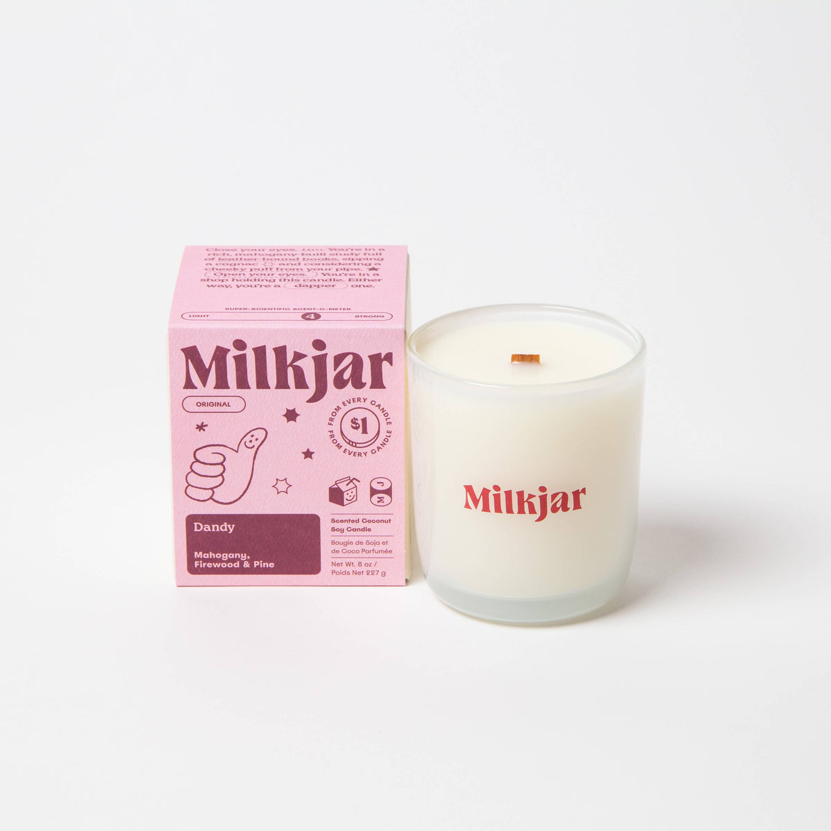 Dandy - Mahogany, Firewood & Pine Coconut Soy 8oz Candle – WestJet Store
