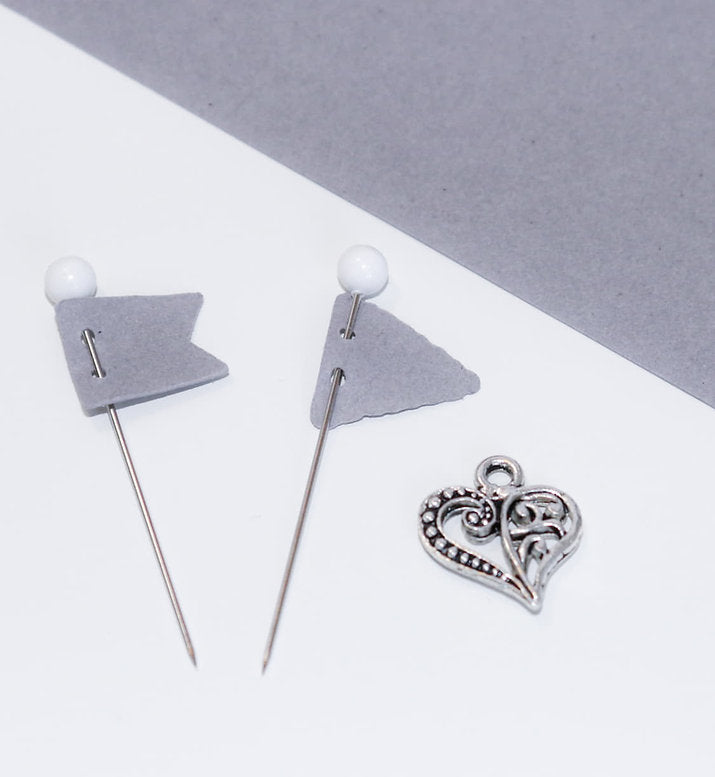 Map Pin Sets- Flags- Winter Gray – WestJet Store